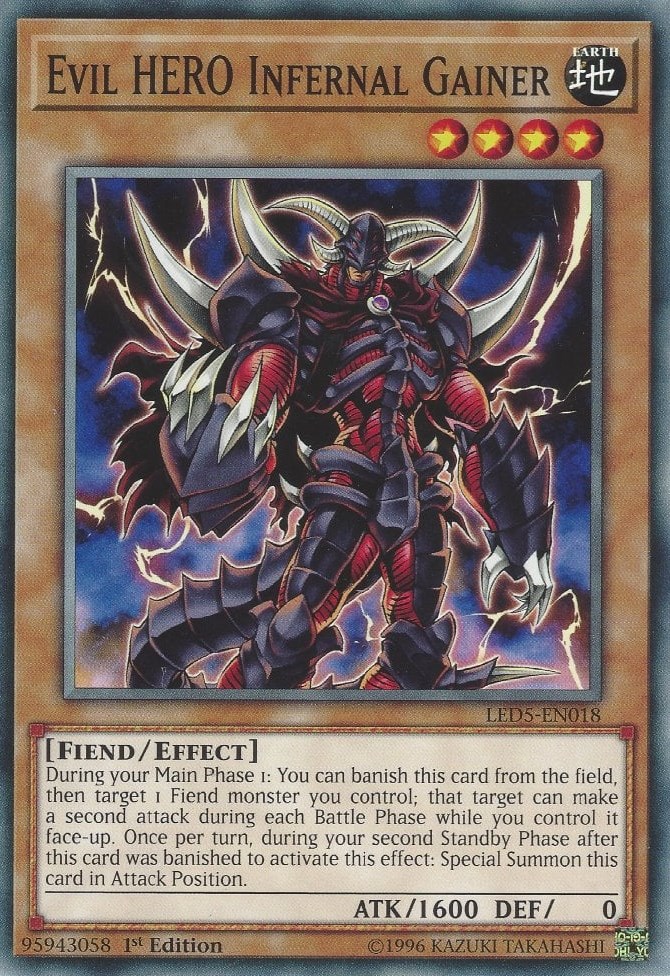 Evil HERO Infernal Gainer - Legendary Duelists: Immortal Destiny - YuGiOh