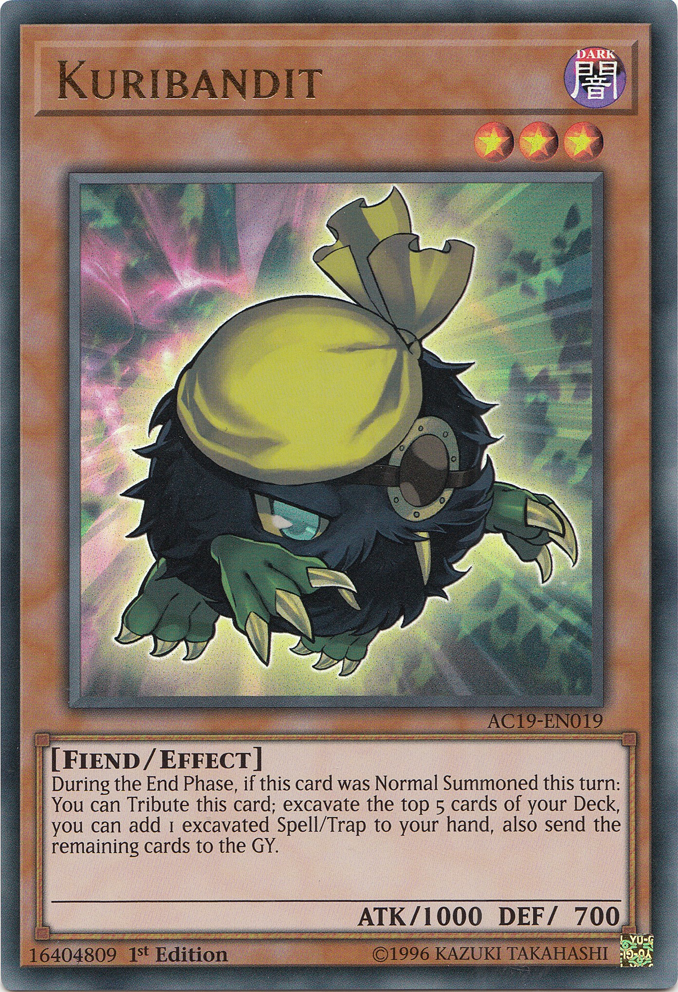 Kuribandit - Advent Calendar 2019 - YuGiOh