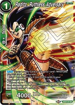 Raditz, Ruthless Adversary - Expansion Deck Box Set 07: Magnificent ...