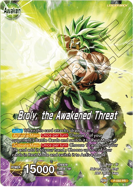 Broly // Broly, the Awakened Threat - Expansion Deck Box Set 08 ...
