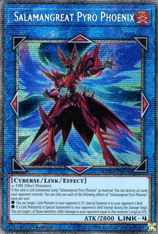 Salamangreat Pyro Phoenix (Starlight Rare) - Chaos Impact - YuGiOh