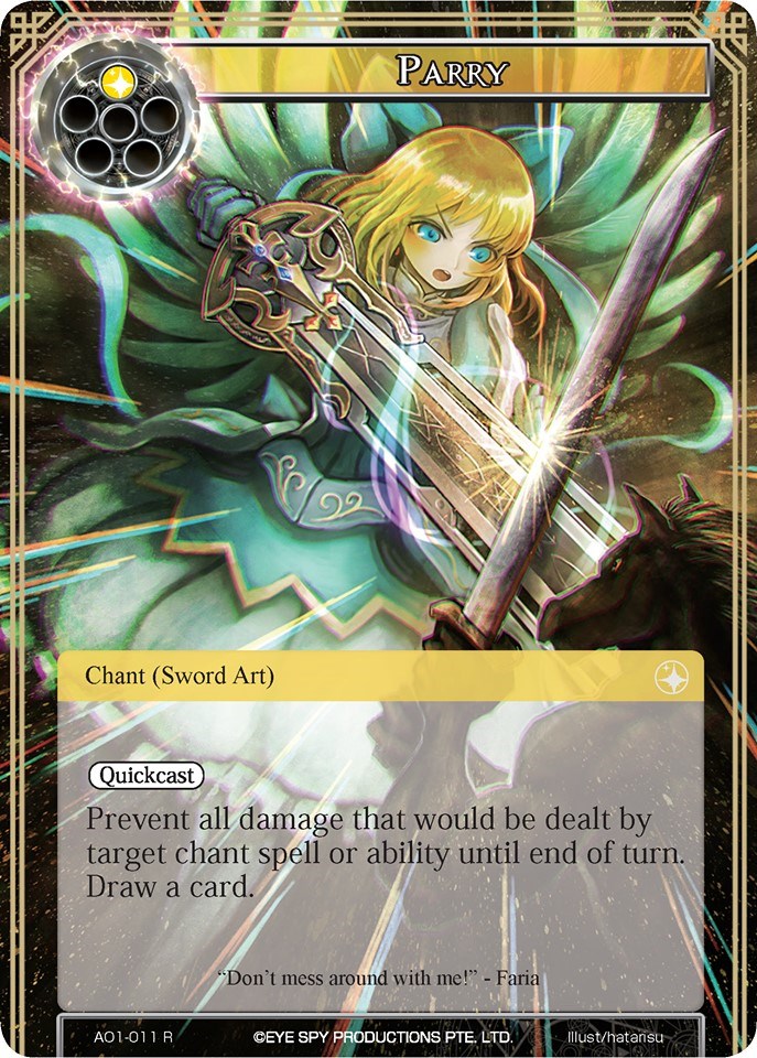 Parry - Alice Origin - Force of Will