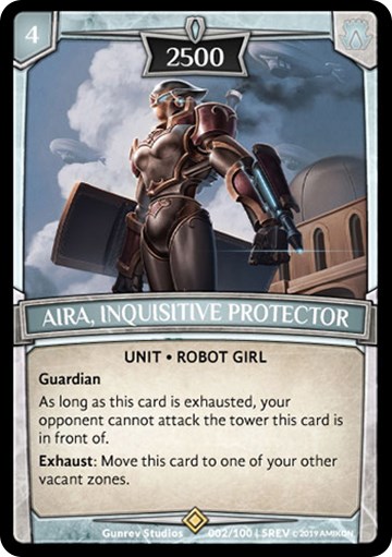 AIRA, Inquisitive Protector - Revelations - Argent Saga TCG