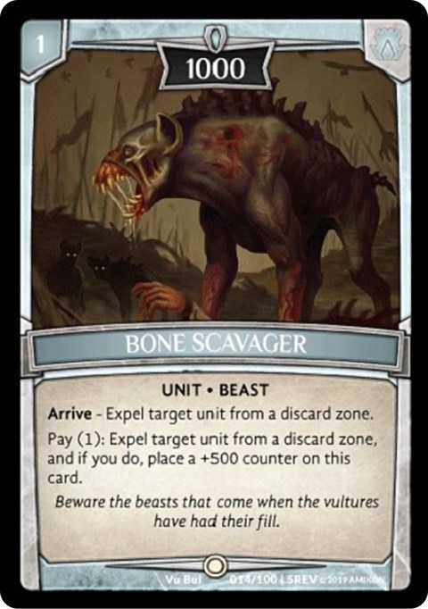 Bone Scavager - Revelations - Argent Saga TCG