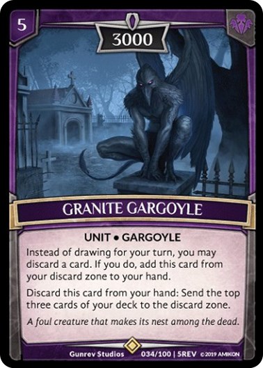 Granite Gargoyle - Revelations - Argent Saga TCG