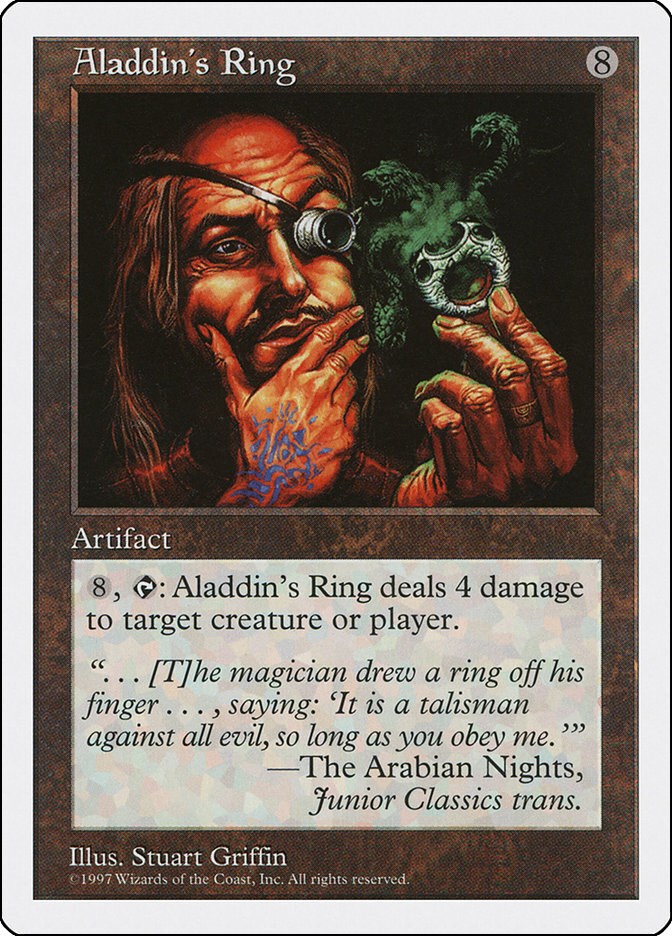 Aladdin's Ring - Fifth Edition - Magic: The Gathering