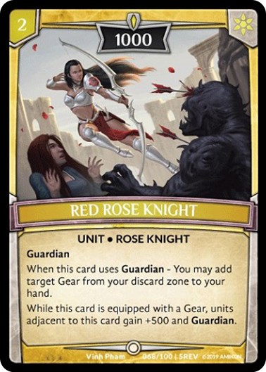 Red Rose Knight - Revelations - Argent Saga TCG