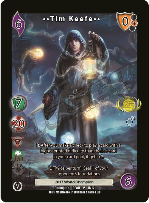 Tim Keefe (Champion Batch V Promo) - UniVersus Promos - UniVersus