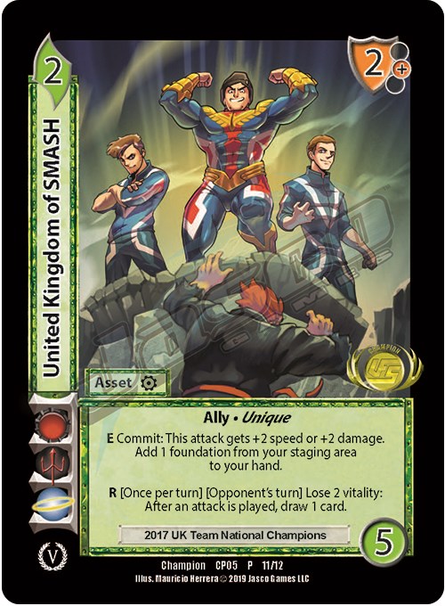 United Kindom of SMASH (Champion Batch V Promo) - Universal Fighting ...