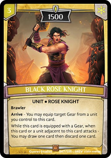 Black Rose Knight - Revelations - Argent Saga TCG