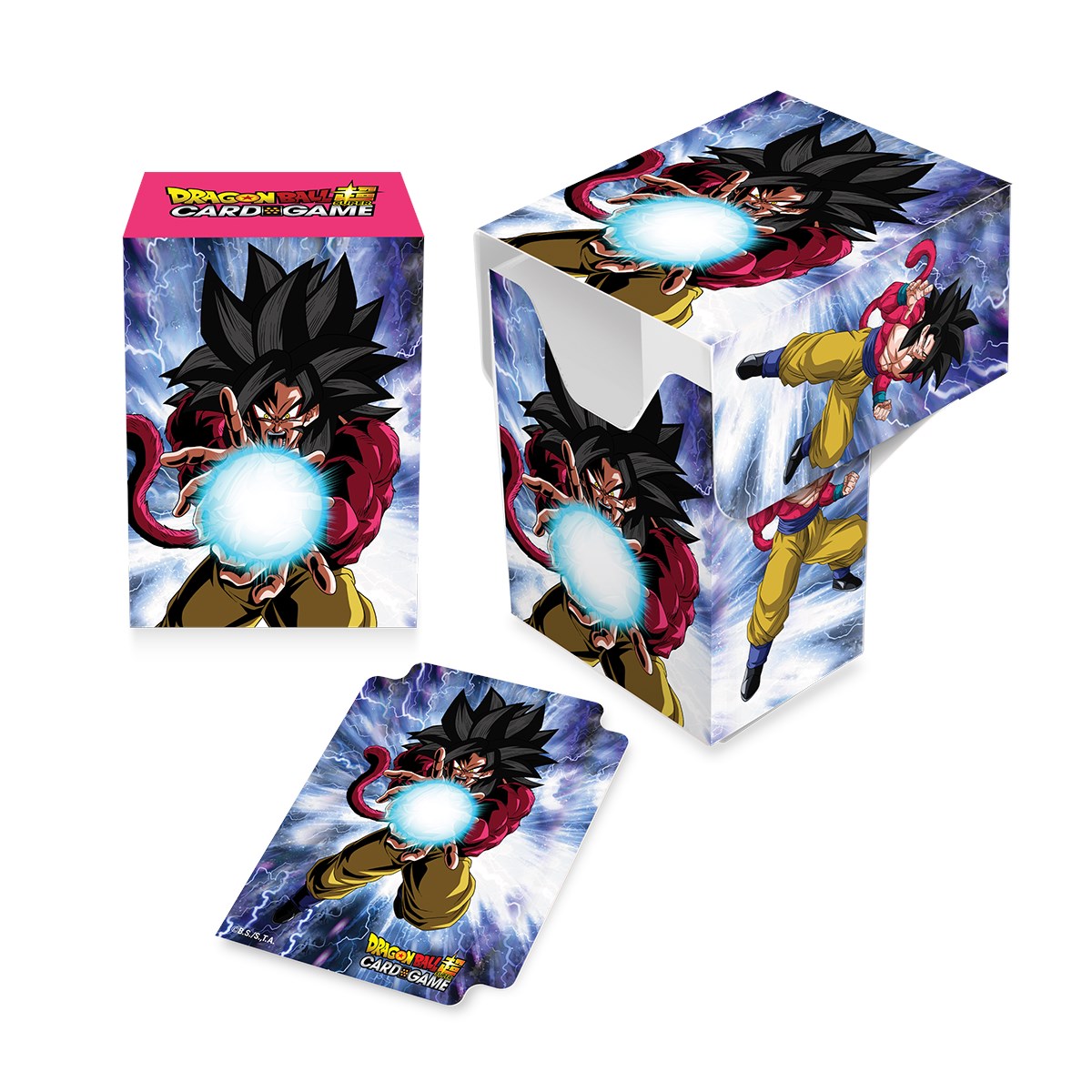 Dragon Ball Super CCG Full-View Deck Box - Super Saiyan 4 Goku - Ultra ...