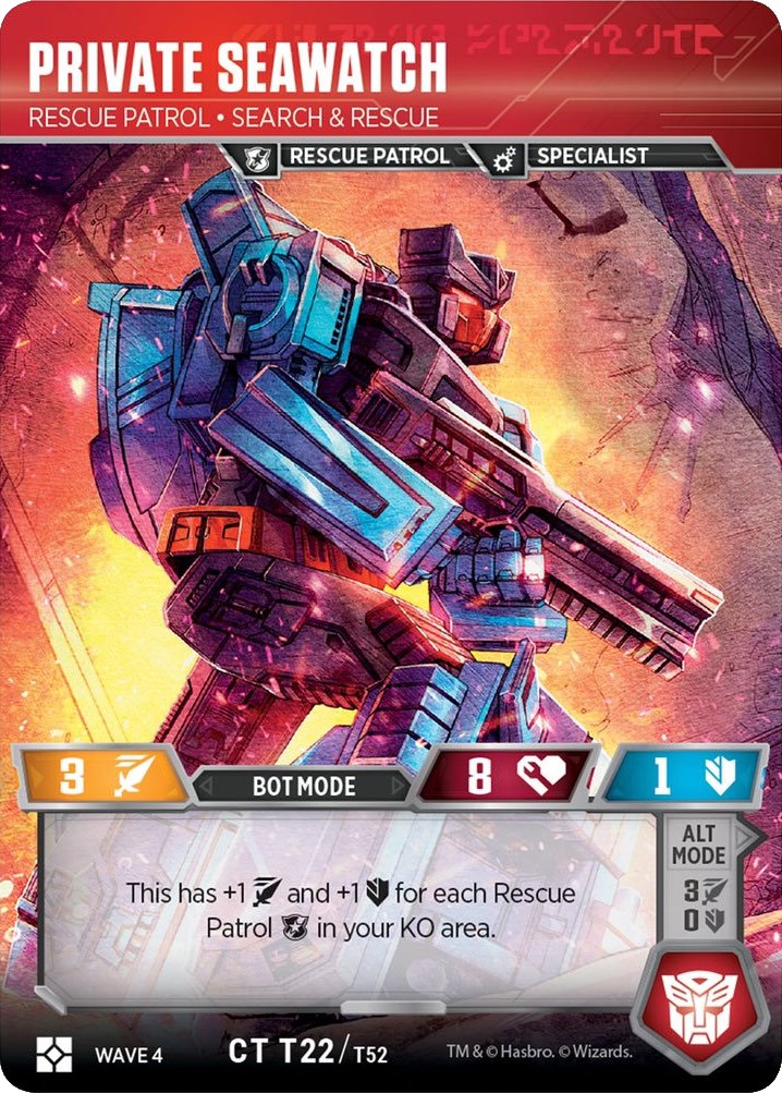 Private Seawatch - Rescue Patrol Search & Rescue - War for Cybertron ...