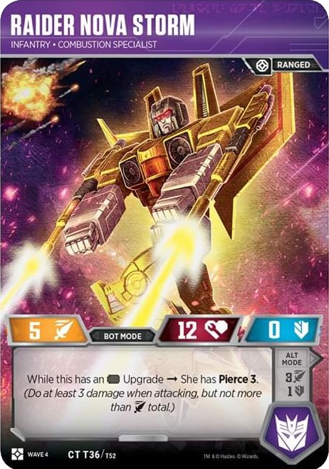 Raider Nova Storm - Infantry Combustion Specialist - War for Cybertron ...