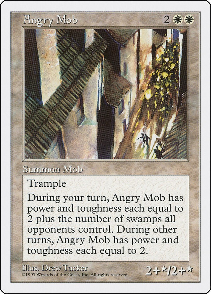 Angry Mob - Fifth Edition - Magic: The Gathering