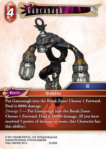 Gancanagh - Opus X - Final Fantasy TCG