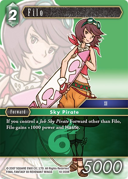 Filo - Opus X - Final Fantasy TCG