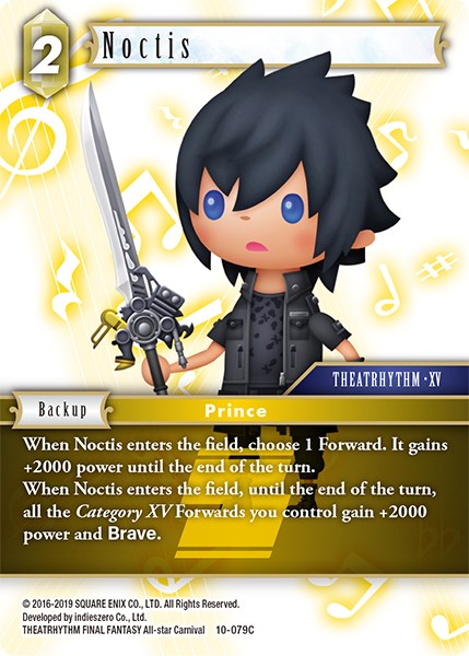 Noctis - Opus X - Final Fantasy TCG
