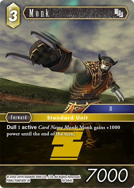 Monk - Opus X - Final Fantasy TCG