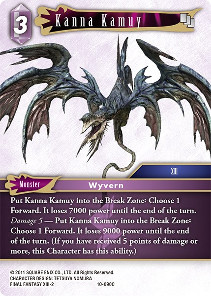 Kanna Kamuy - Opus X - Final Fantasy TCG