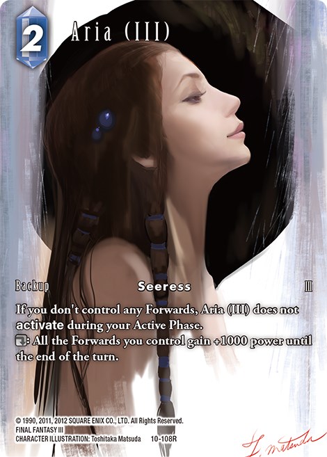 Aria (III) (Full Art) - Opus X - Final Fantasy TCG