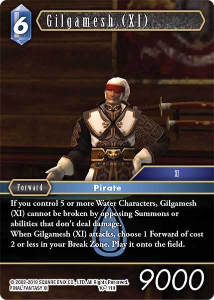 Gilgamesh (XI) - Opus X - Final Fantasy TCG