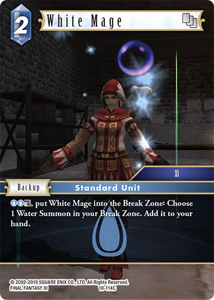 White Mage - Opus X - Final Fantasy TCG