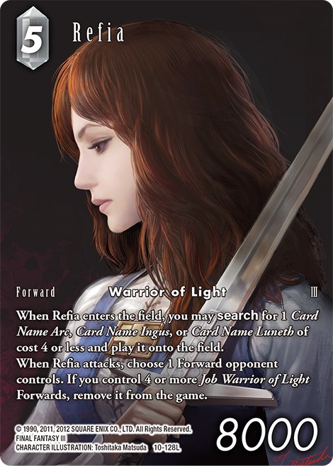 Refia (Full Art) - Opus X - Final Fantasy TCG