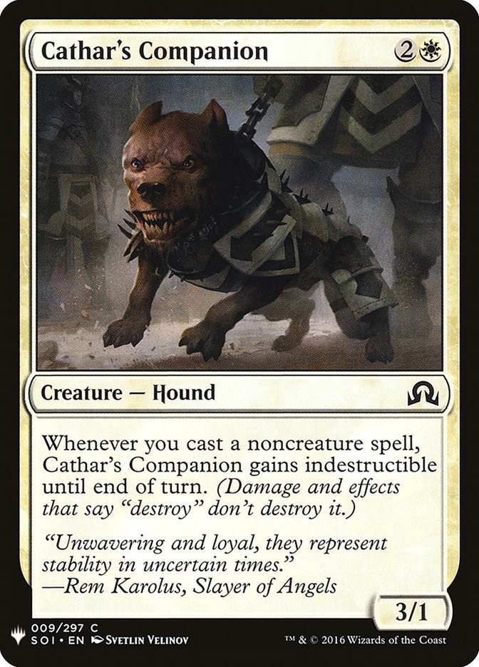 Cathar's Companion - The List Reprints - Magic: The Gathering
