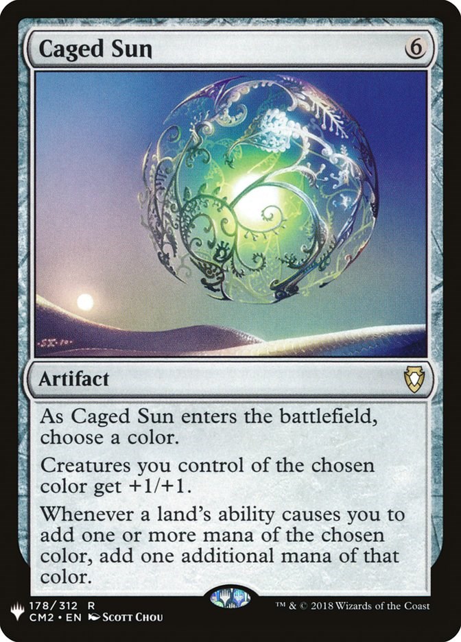 Caged Sun - The List Reprints - Magic: The Gathering