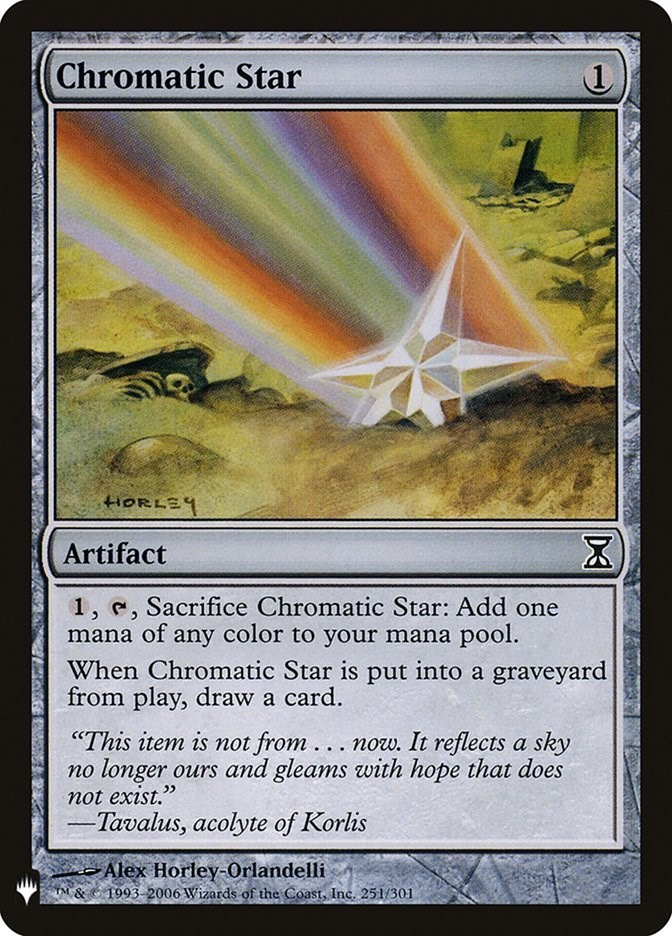 Chromatic Star - The List Reprints - Magic: The Gathering
