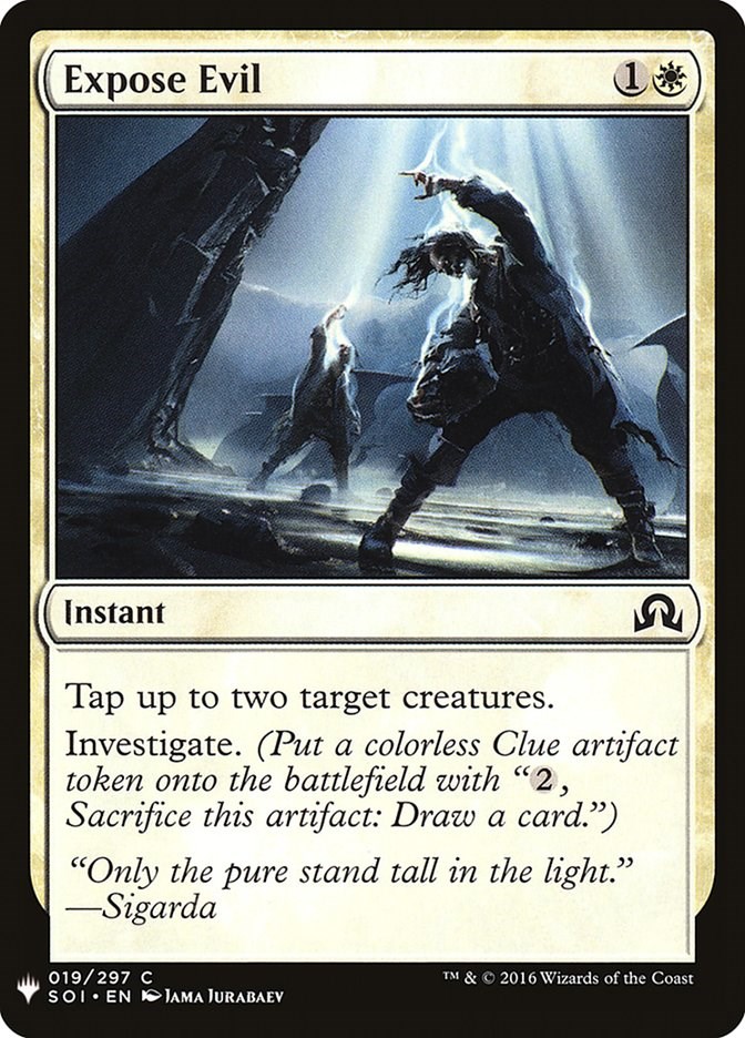 Expose Evil - The List Reprints - Magic: The Gathering