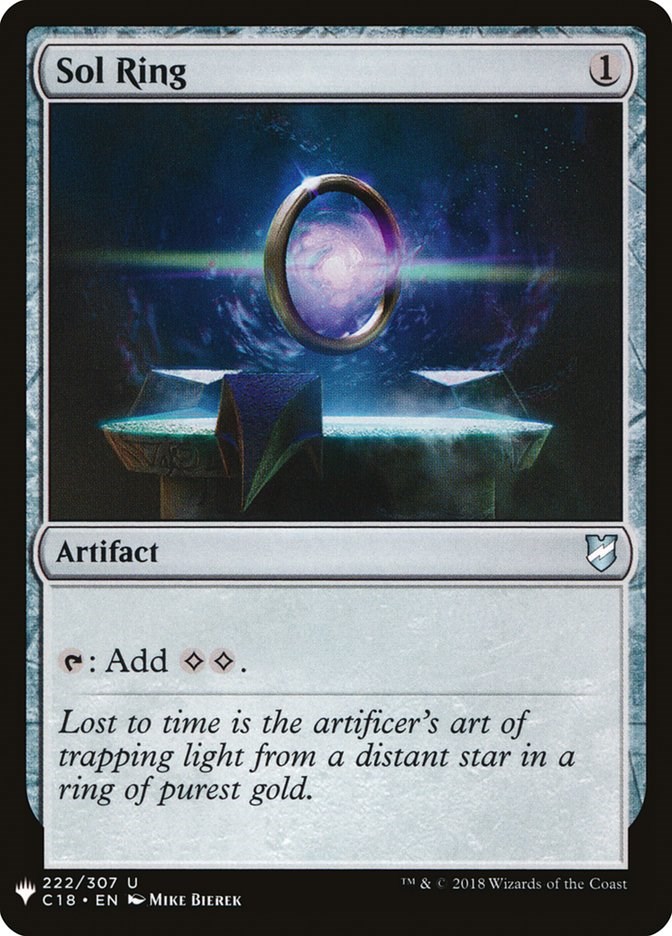Sol Ring (C18) - The List Reprints - Magic: The Gathering