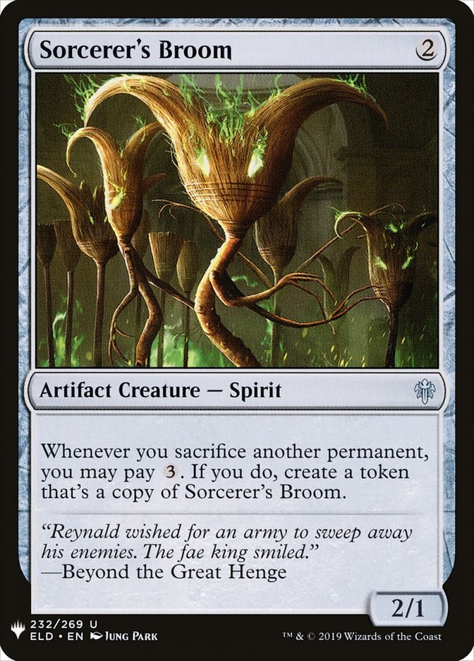 Sorcerer's Broom - The List Reprints - Magic: The Gathering