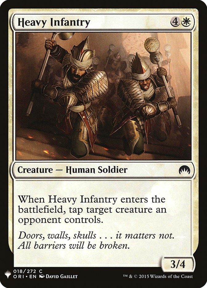 Heavy Infantry - The List Reprints - Magic: The Gathering