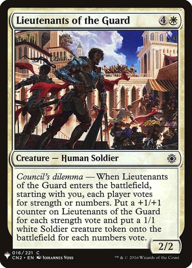Lieutenants of the Guard - The List Reprints - Magic: The Gathering