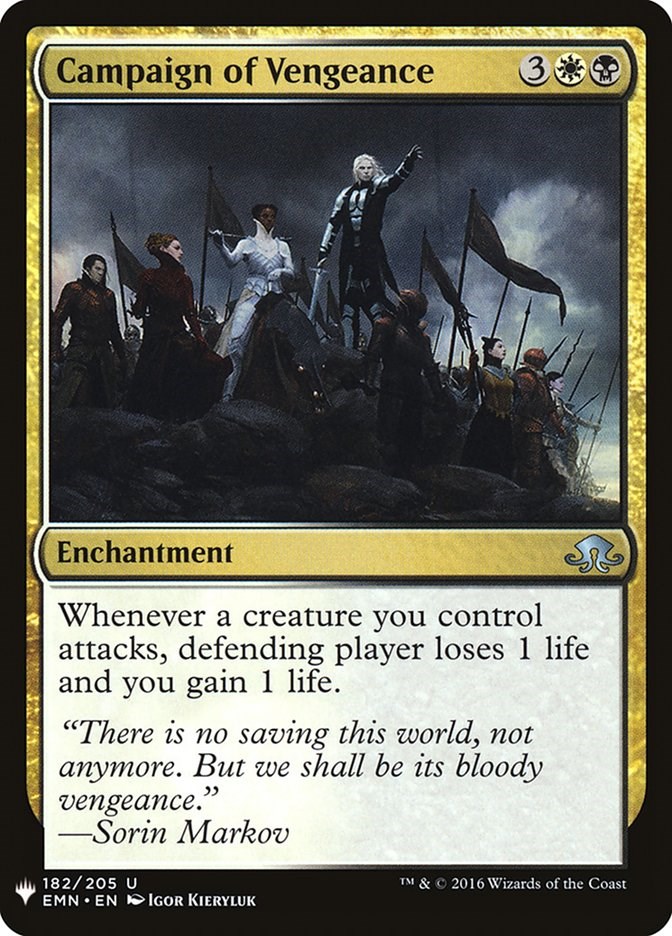 Campaign of Vengeance - The List Reprints - Magic: The Gathering