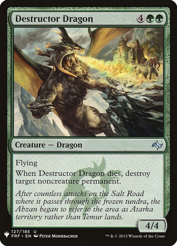 Destructor Dragon - The List Reprints - Magic: The Gathering