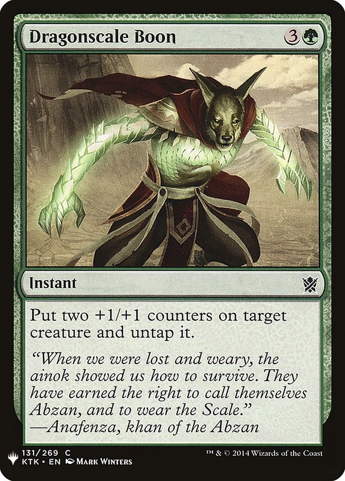 Dragonscale Boon - The List Reprints - Magic: The Gathering