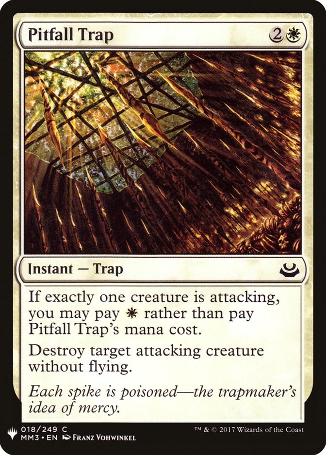Pitfall Trap - The List Reprints - Magic: The Gathering