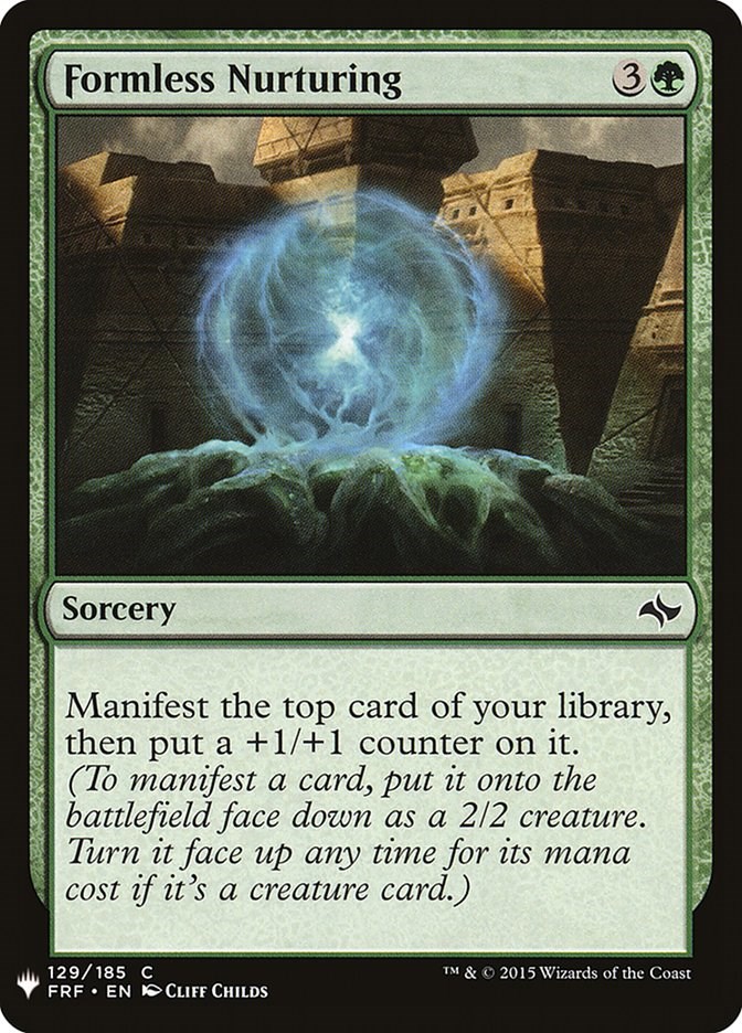 Formless Nurturing - The List Reprints - Magic: The Gathering