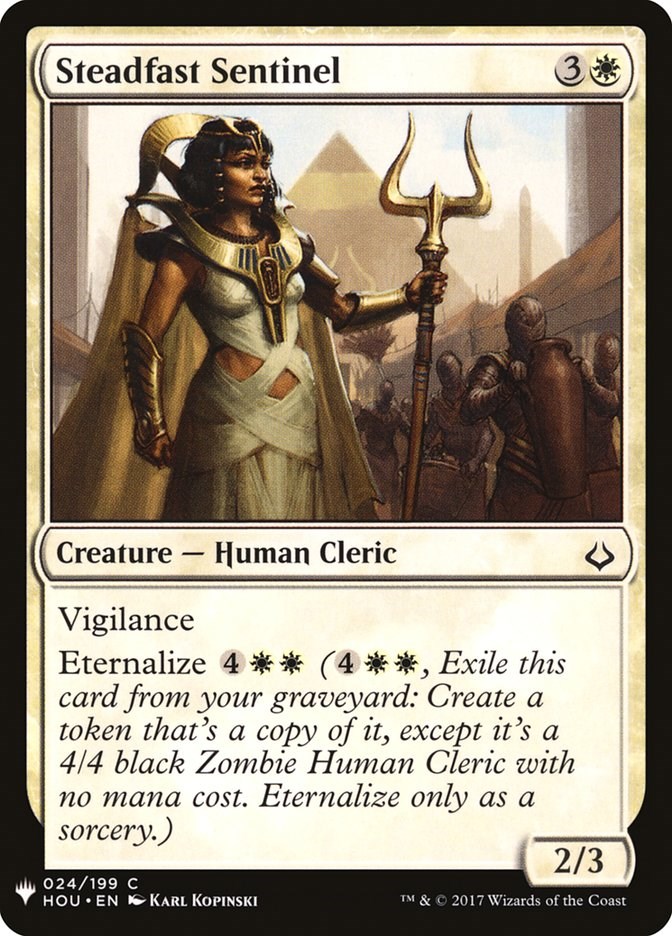 Steadfast Sentinel - The List Reprints - Magic: The Gathering