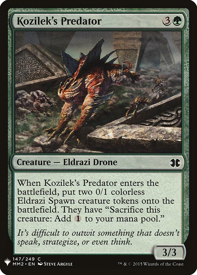 Kozilek's Predator - The List Reprints - Magic: The Gathering