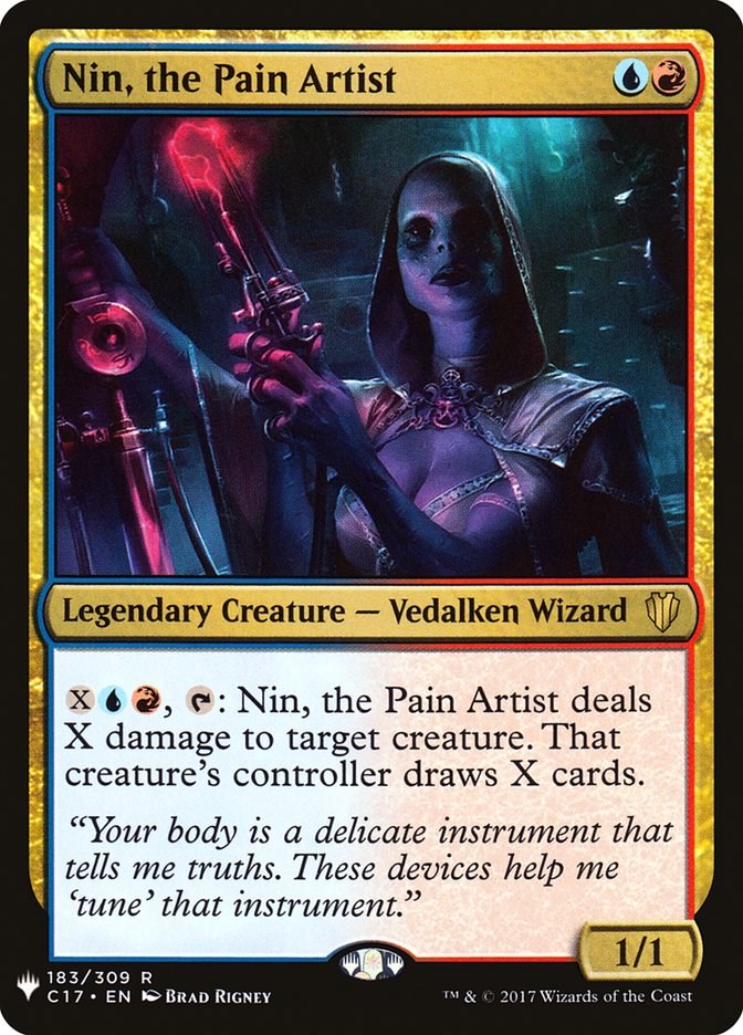 Nin, the Pain Artist - The List Reprints - Magic: The Gathering