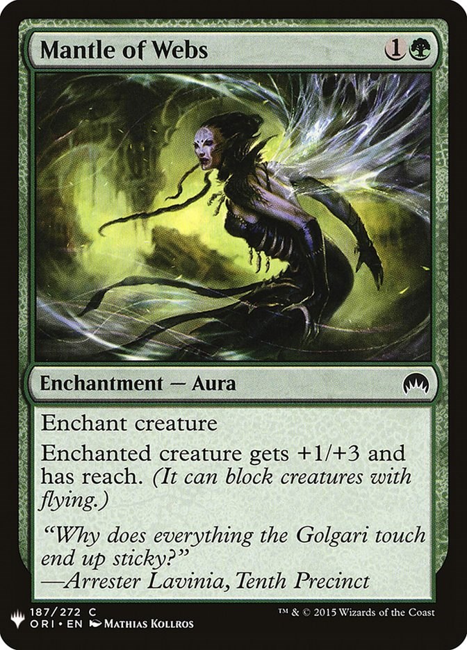 Mantle of Webs - The List Reprints - Magic: The Gathering
