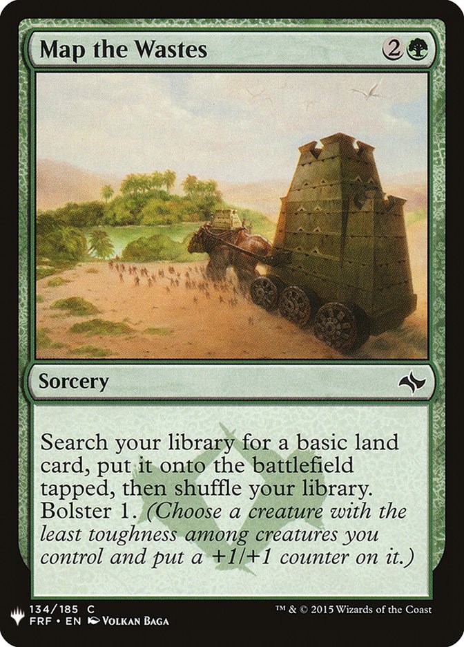 Map the Wastes - The List Reprints - Magic: The Gathering