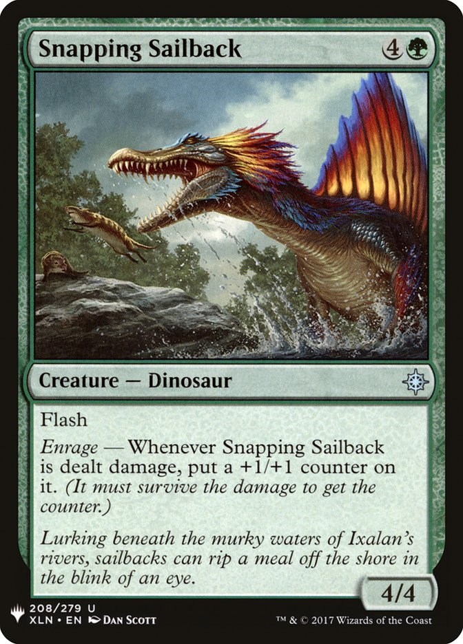 Snapping Sailback - The List Reprints - Magic: The Gathering