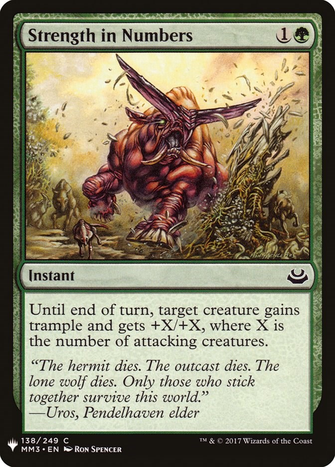 Strength in Numbers - The List Reprints - Magic: The Gathering