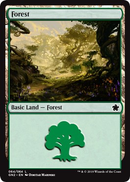 Forest (64) - Magic Game Night 2019 - Magic: The Gathering