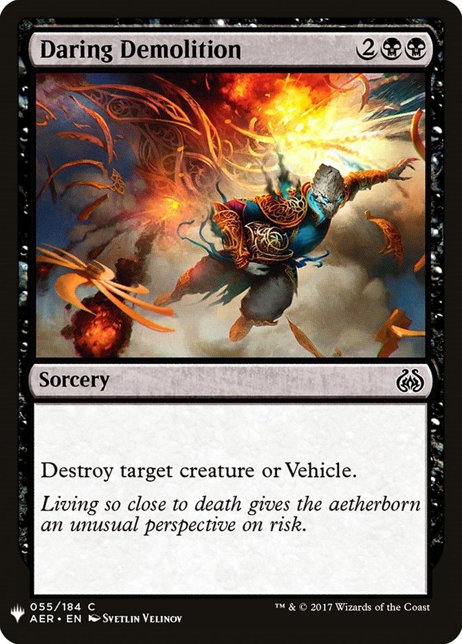 Daring Demolition - The List Reprints - Magic: The Gathering