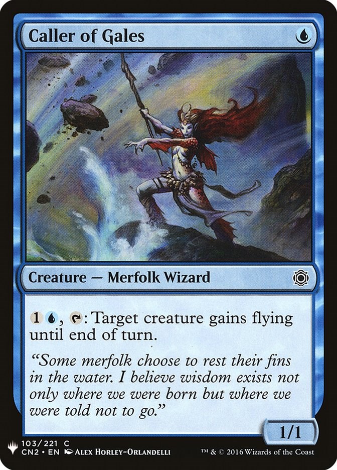Caller of Gales - The List Reprints - Magic: The Gathering
